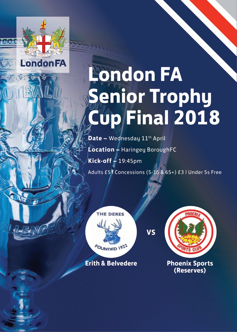 London FA Senior Trophy Cup Final 2018