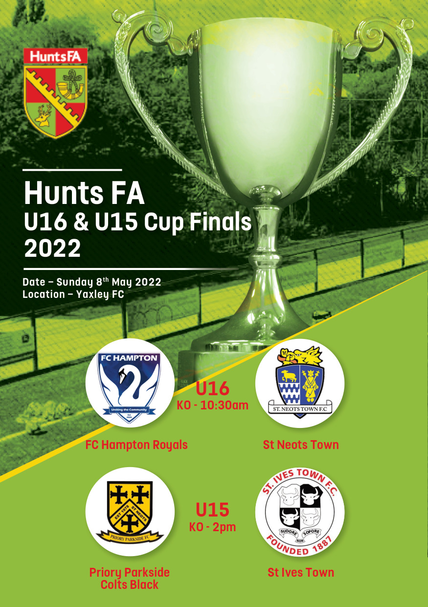 Hunts FA U16 & U15 Cup Finals 2022