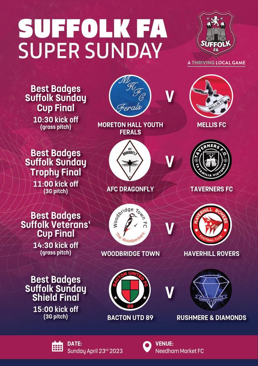Suffolk FA Super Sunday Cup Final 2023