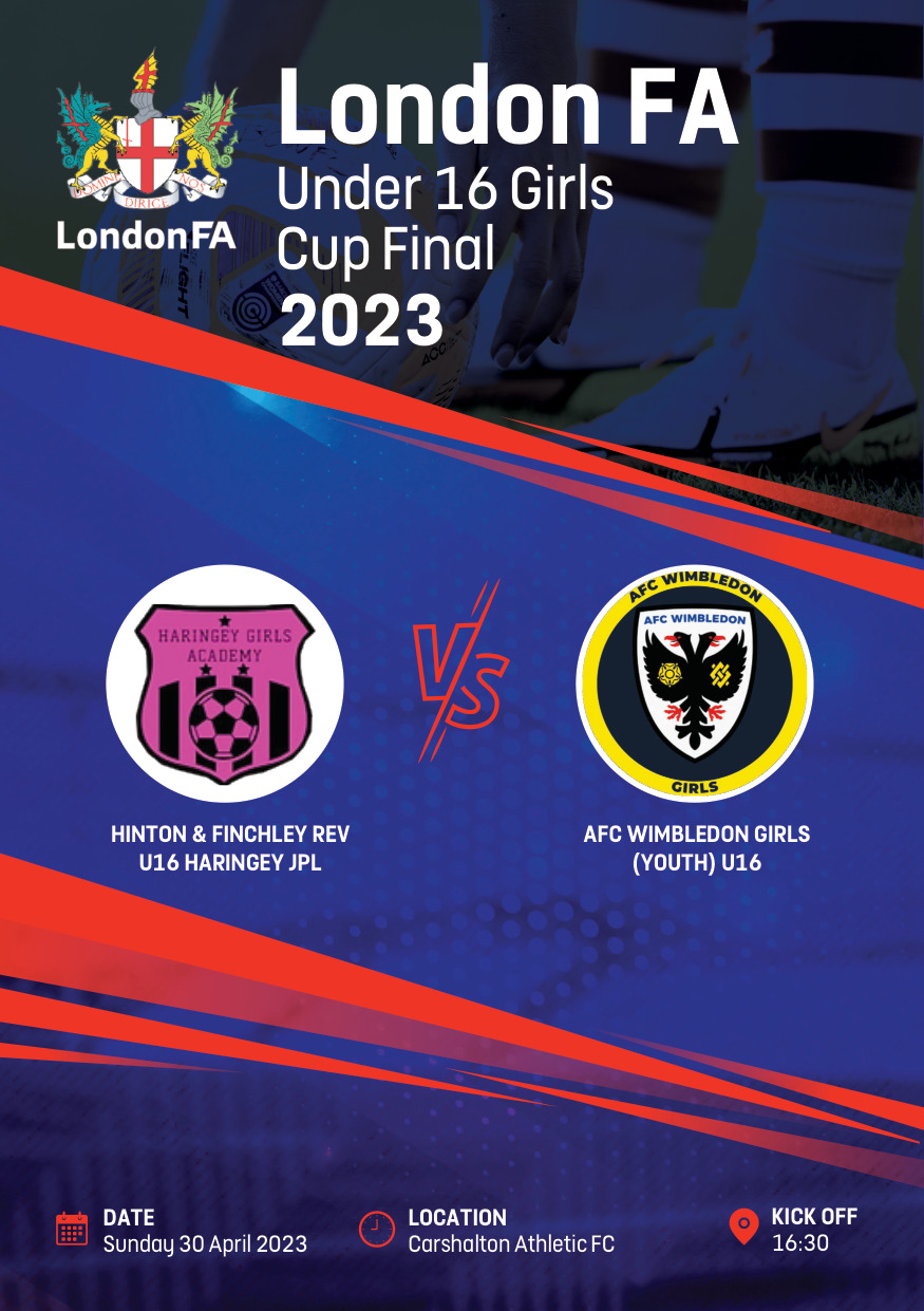 London FA Under 16 Girls Cup Final 2023