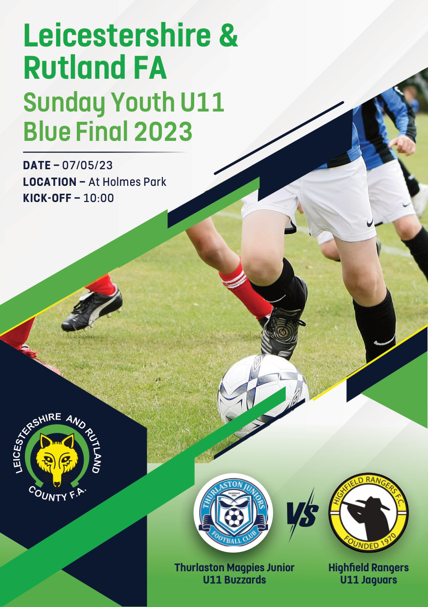 Leicestershire & Rutland FA Sunday Youth U11 Blue Final 2023